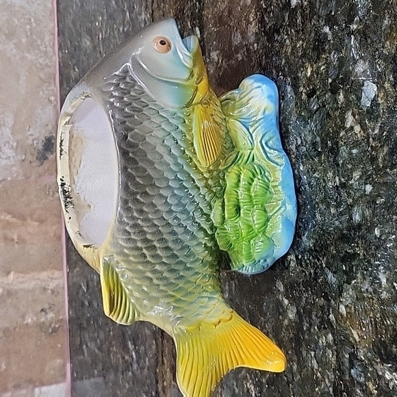Art | Vintage Ceramic Fish Planter | Poshmark
